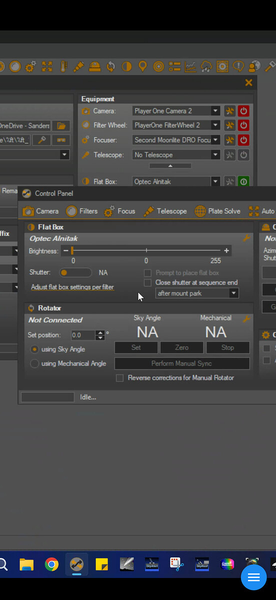 Flat Panel Closing Time Sequence Generator Main Sequence Software