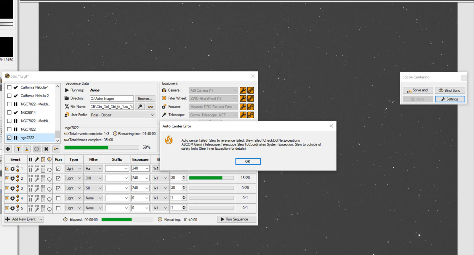 Successful platesolve disorients Gemini2 on GM811 - Plate Solving ...
