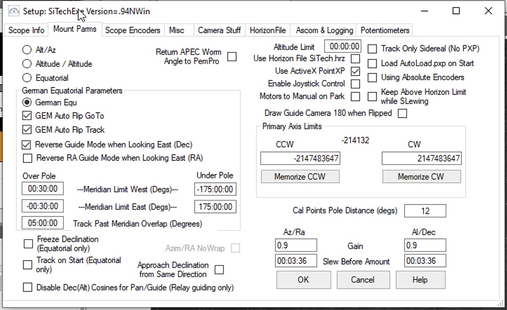Meridian flip fails after years - Sequence Generator - Main Sequence Software