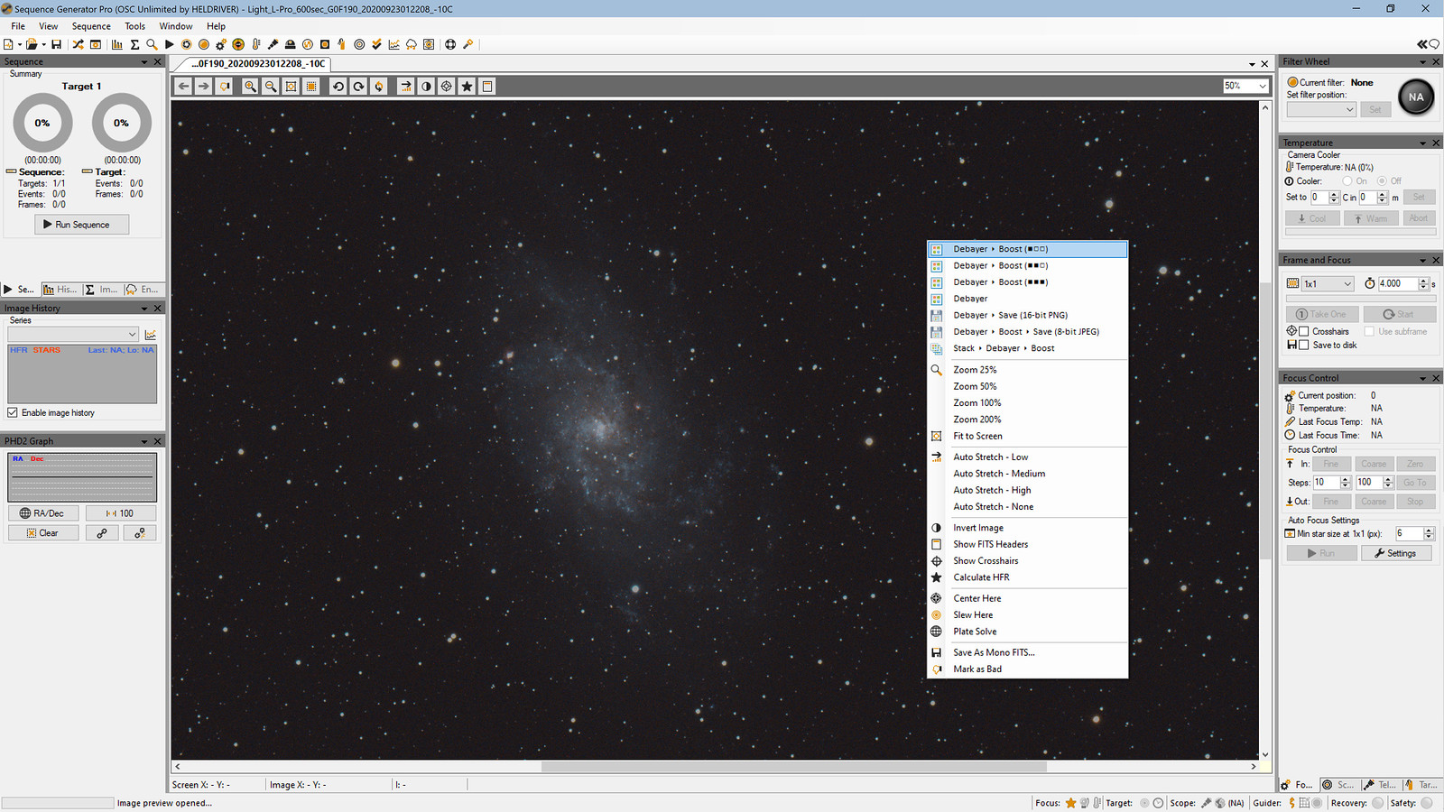 Debayering in SGP? - Sequence Generator - Main Sequence Software