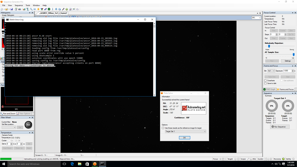 ANSVR local astrometry question - Plate Solving - Main Sequence Software